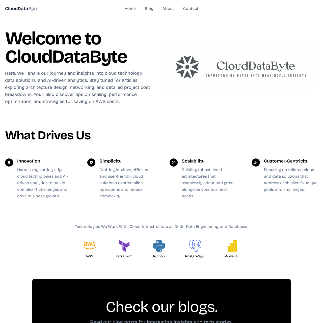 CloudDataByte - Transforming Bytes into Meaningful Insights